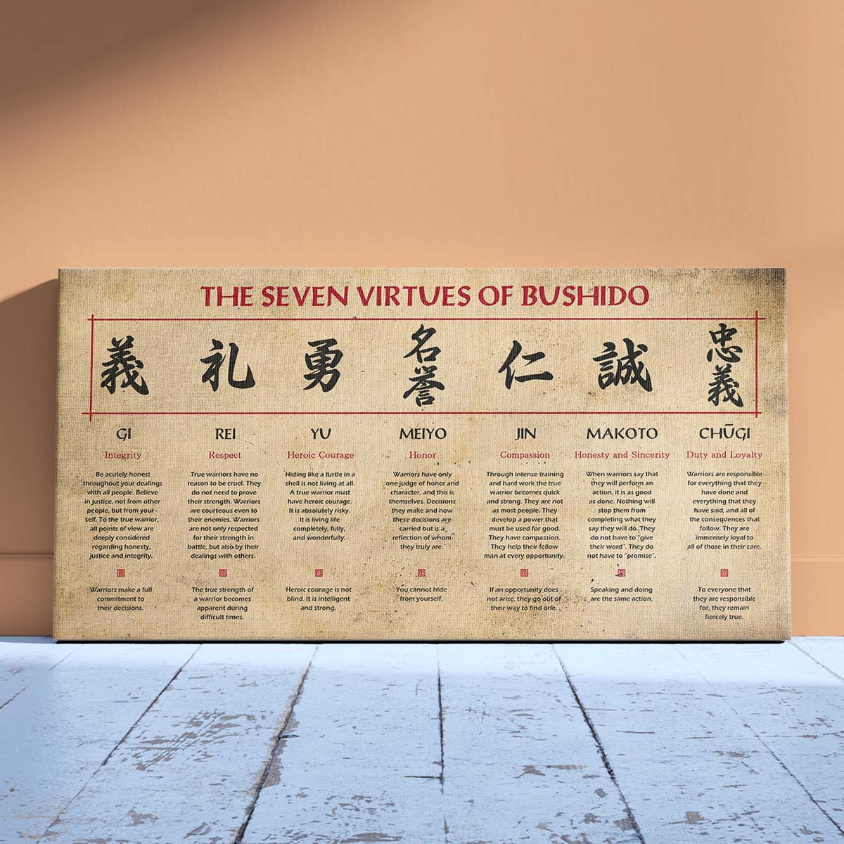 SAMURAI POSTER & CANVAS – TheArtHeaven